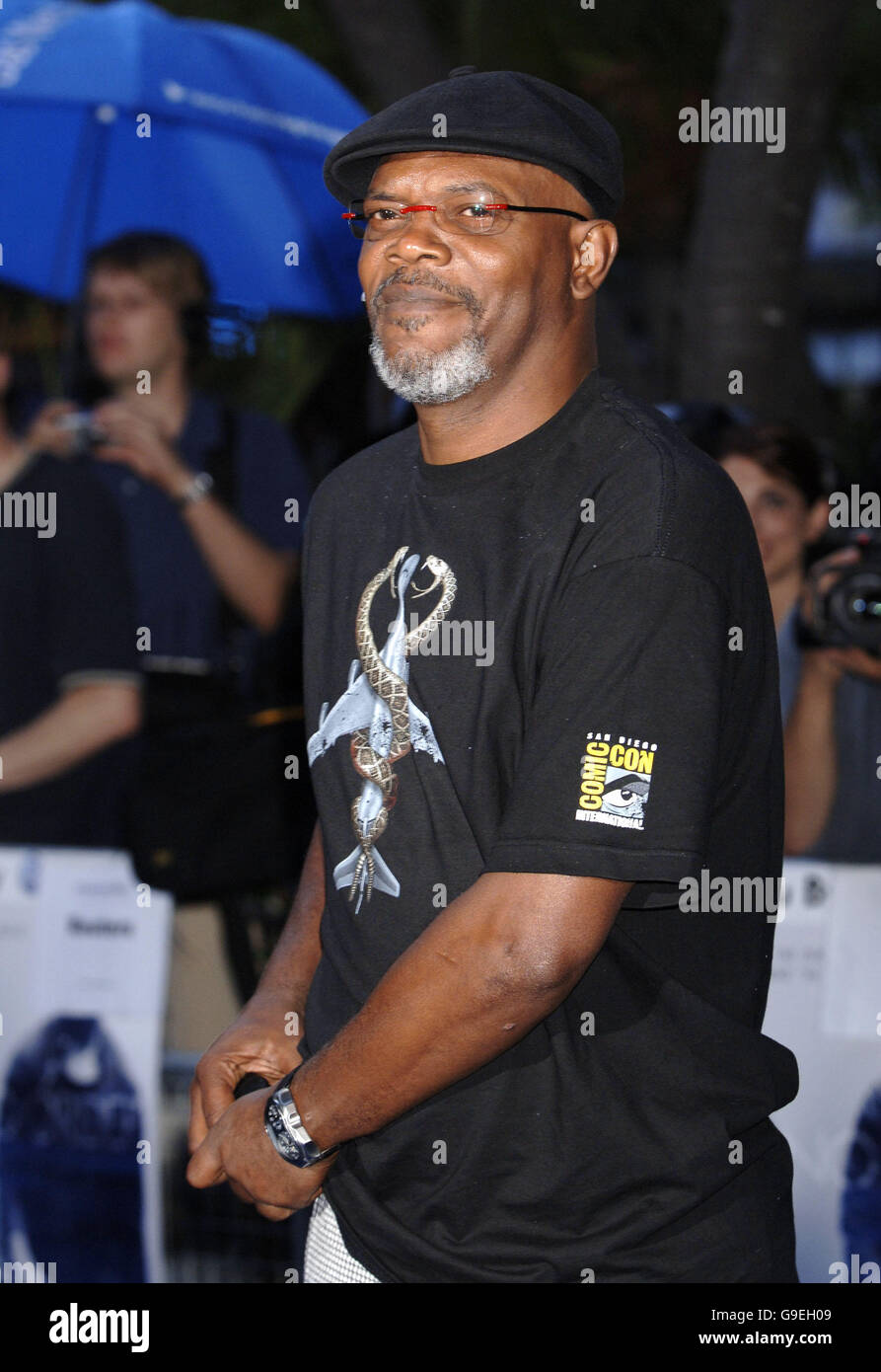 Samuel L Jackson arriving for the European Premiere of Miami Vice, at ...
