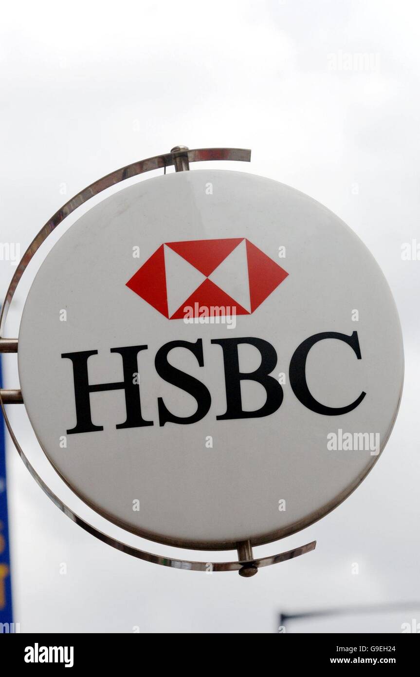HSBC reveal half year figures Stock Photo - Alamy
