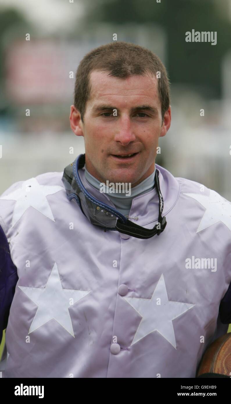 Jockey Roderick Greene at Worcester racecourse. Jockey Roderick Greene ...