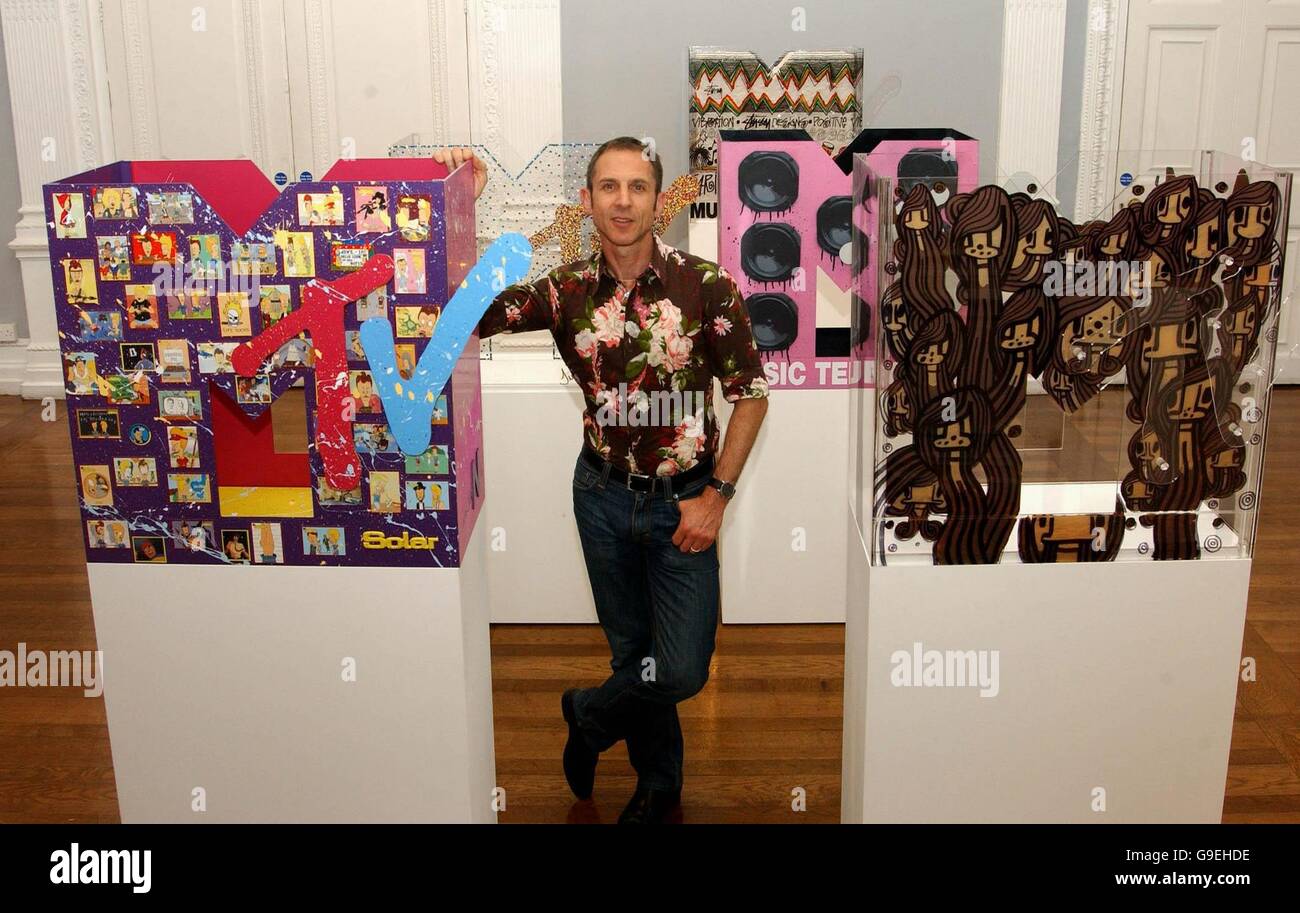 Managing Director Michael Barry with exhibits as MTV Celebrate their ...