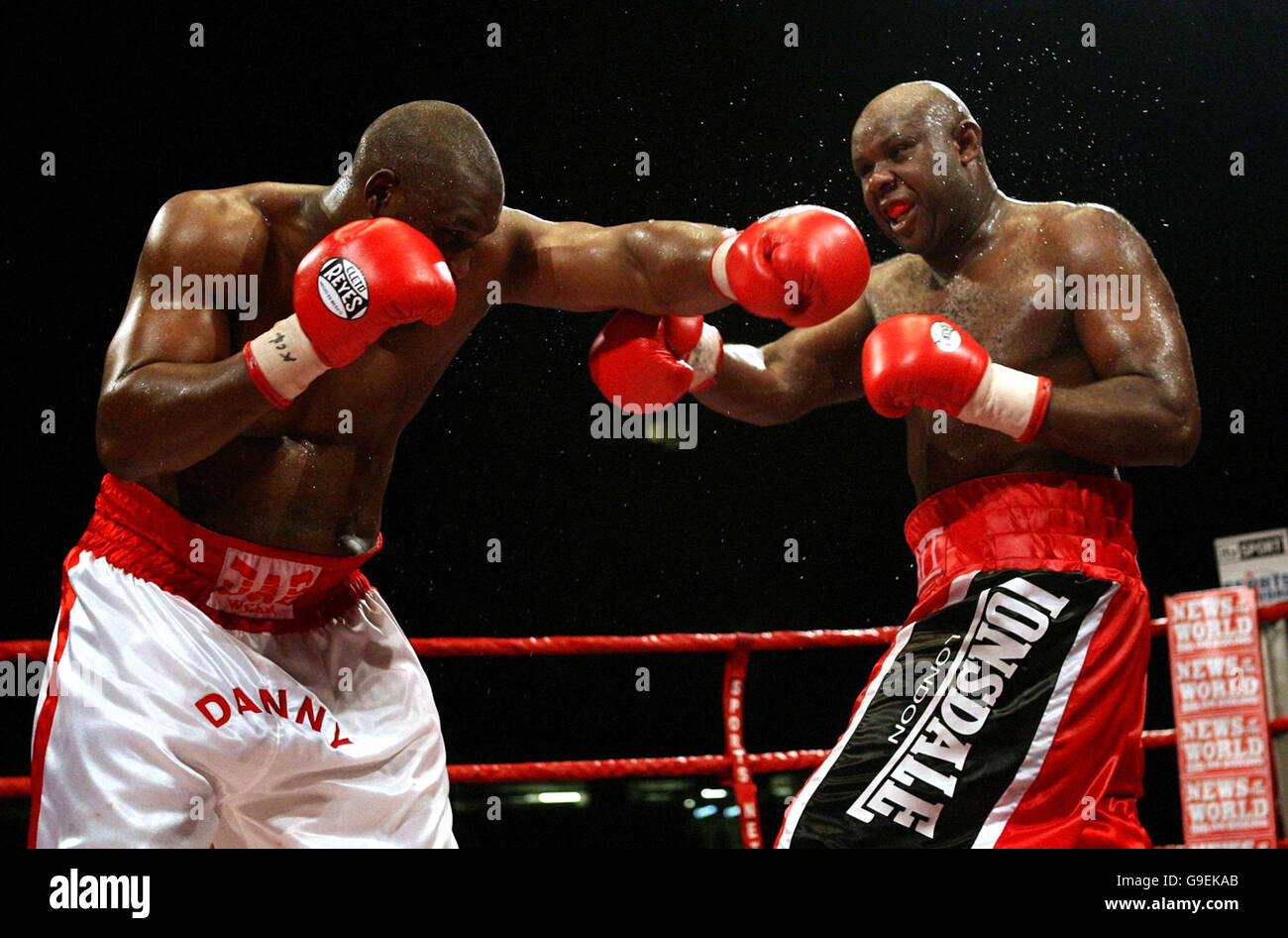 Boxing - Millennium Stadium - Cardiff. Danny Williams (left) battles ...