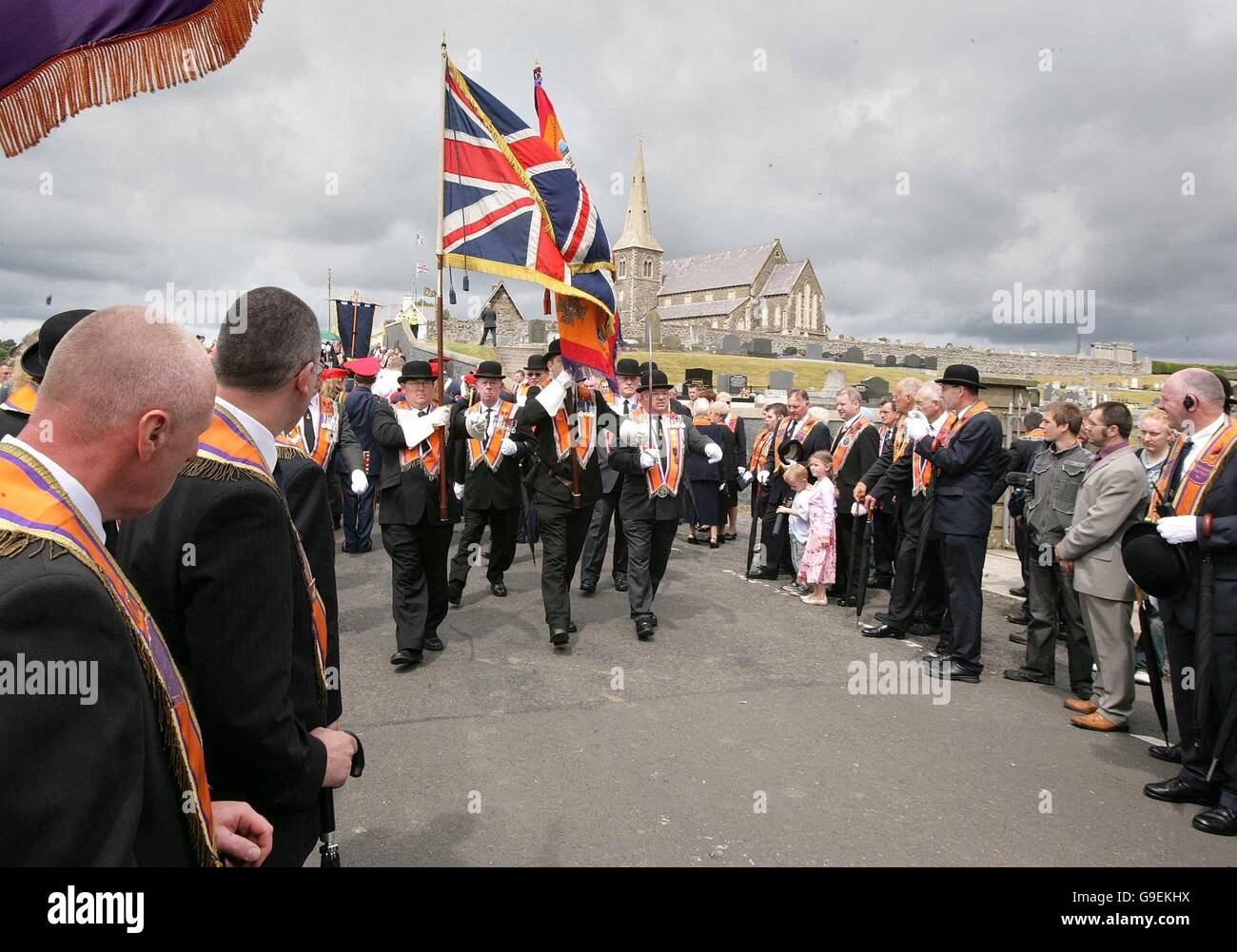 Drumcree Orange march Stock Photo - Alamy