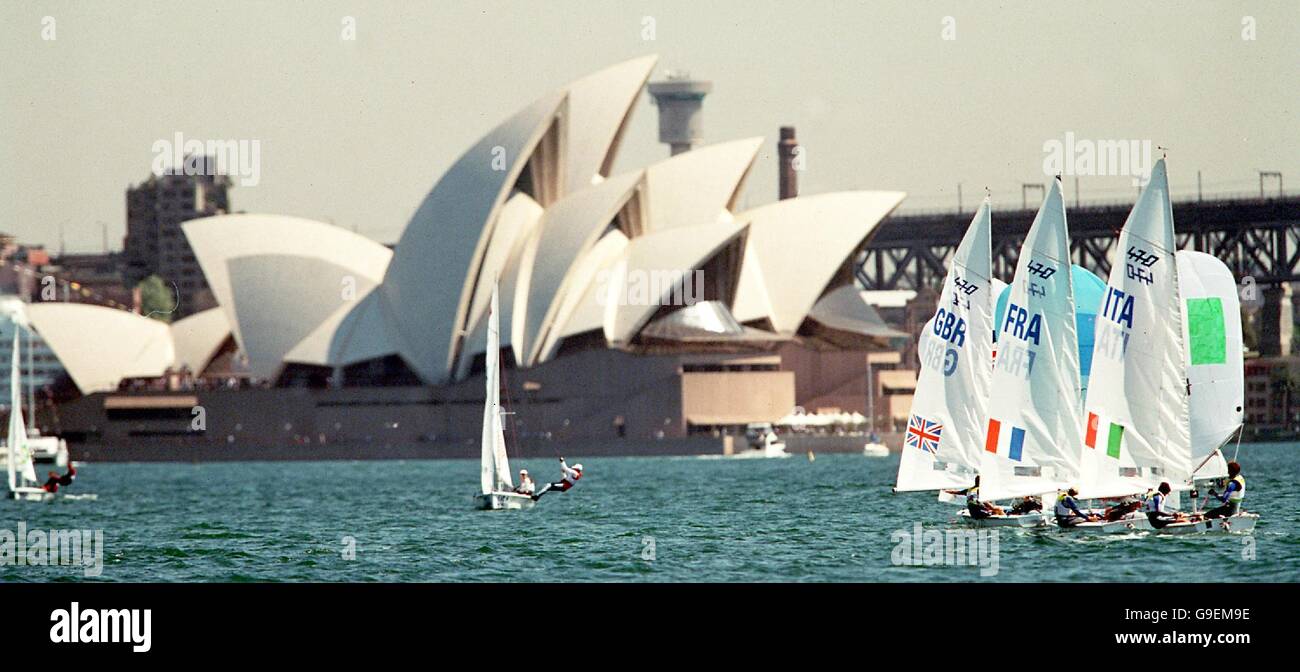 Sydney 2000 Olympics - Sailing - Men's 470 Class Stock Photo - Alamy