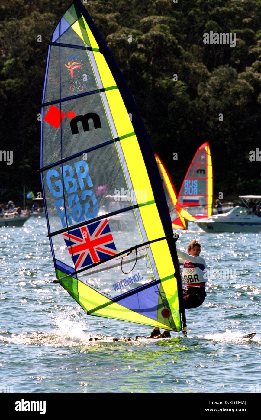 Sydney 2000 Olympics - Windsurfing - Women's Mistral. Great Britain's ...