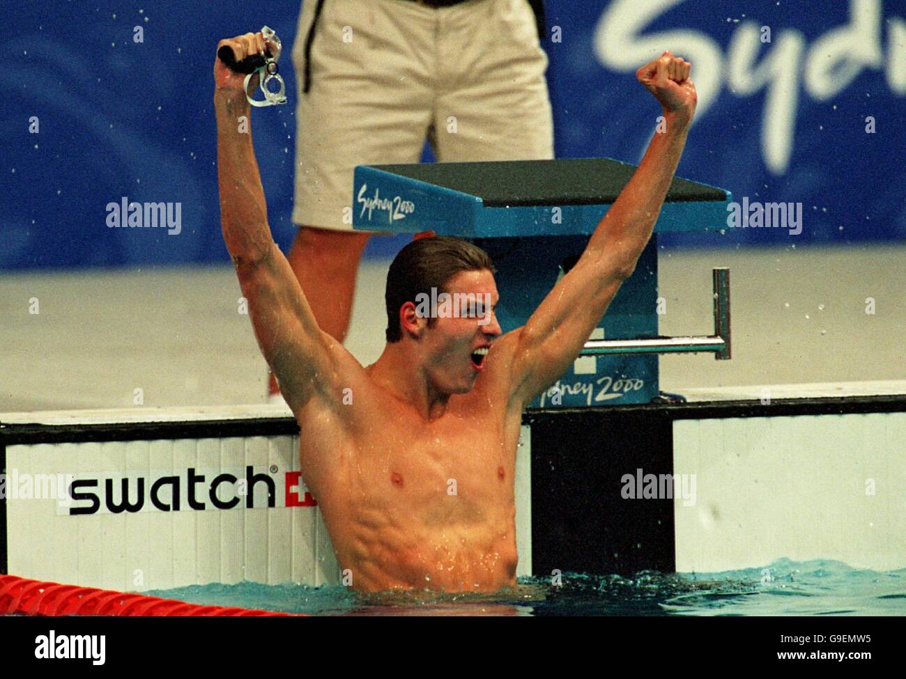 Sydney 2000 Olympics - Swimming - Men's 100m Freestyle - Final Stock ...