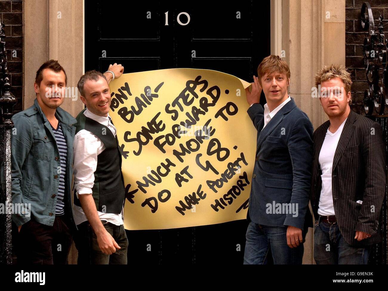 The rock band Travis with members (left to right) Neil Primrose, Fran ...