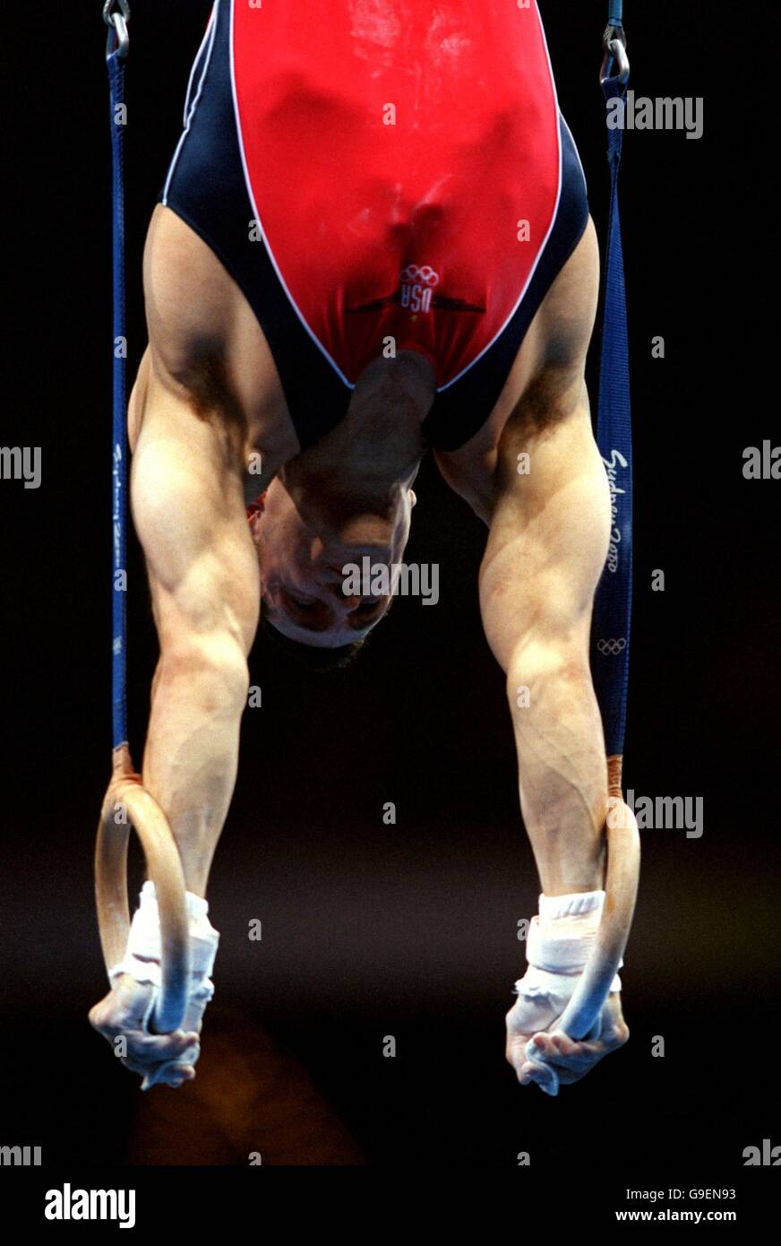 Sydney 2000 Olympics - Gymnastics - Men's Team event. USA's Blaine ...