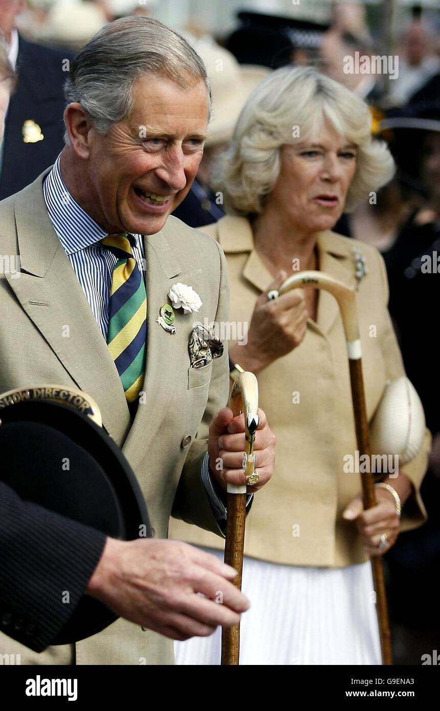 Charles and Camilla visit Great Yorkshire Show Stock Photo - Alamy