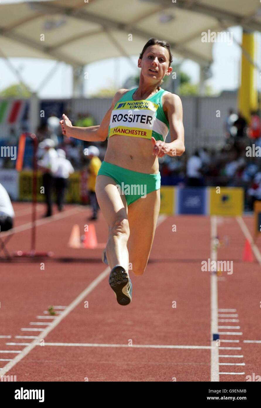 Sarah Rossiter competes in the Womens Long Jump during the Norwich ...