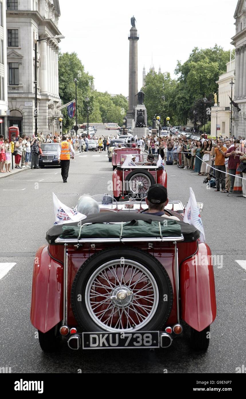 Car parade in London Stock Photo - Alamy