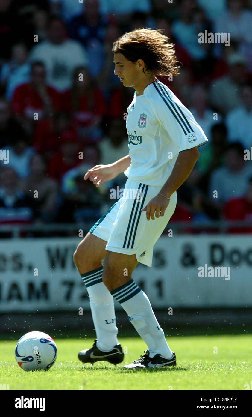 Soccer - Friendly - Wrexham v Liverpool - Racecourse Ground. Gabriel ...