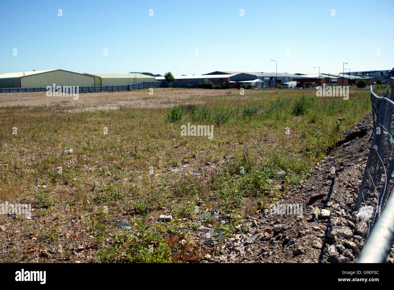 The derelict site of the Baseball Ground, former home of Derby County ...