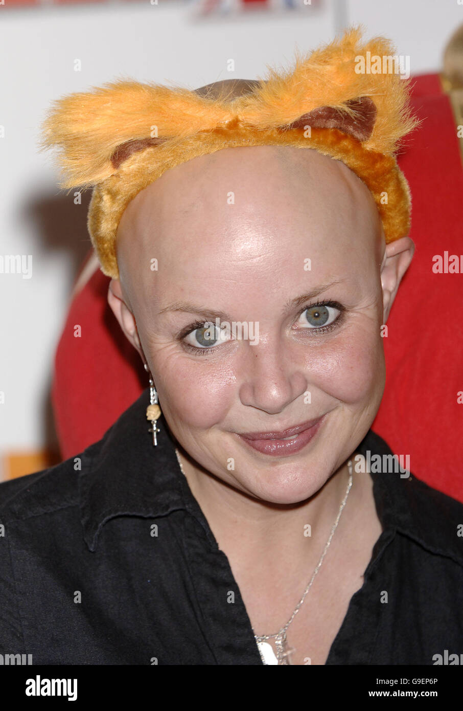 Gail Porter arriving for the premiere of Garfield 2 at the VUE cinema ...