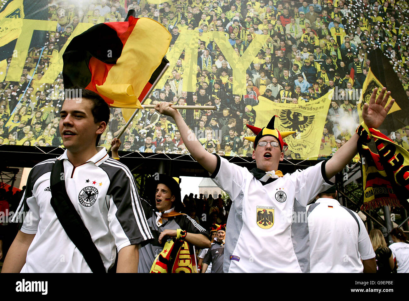 World Cup 2006 - German Fans Stock Photo - Alamy