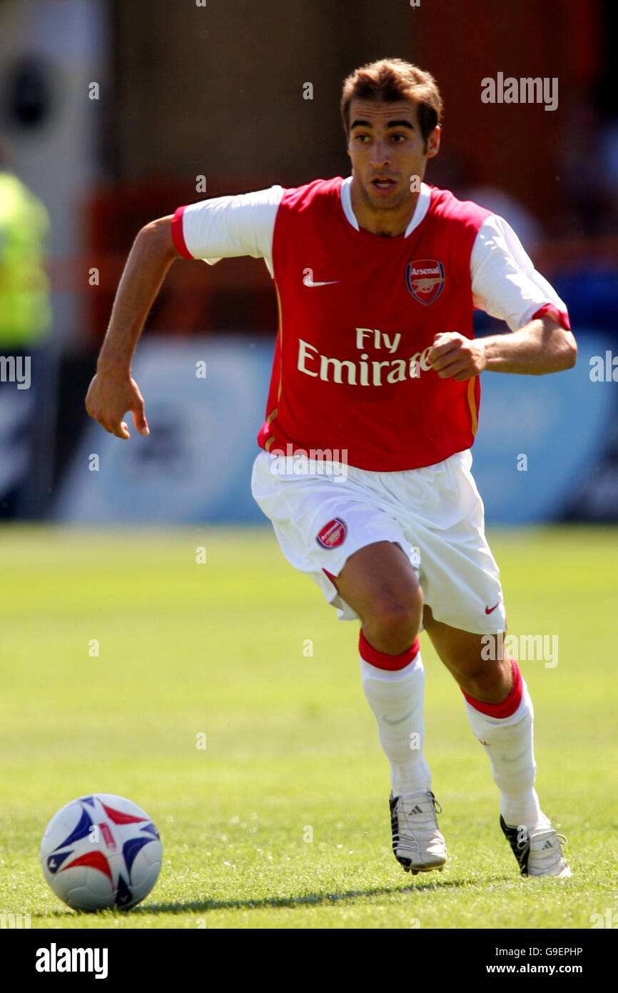 Soccer - Friendly - Barnet v Arsenal - Underhill Stadium Stock Photo ...