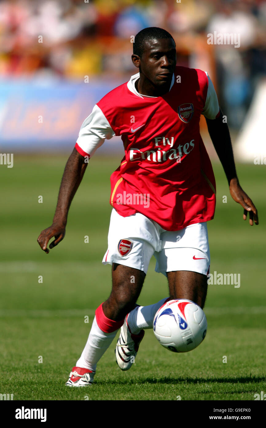 Soccer - Friendly - Barnet v Arsenal - Underhill Stadium Stock Photo ...