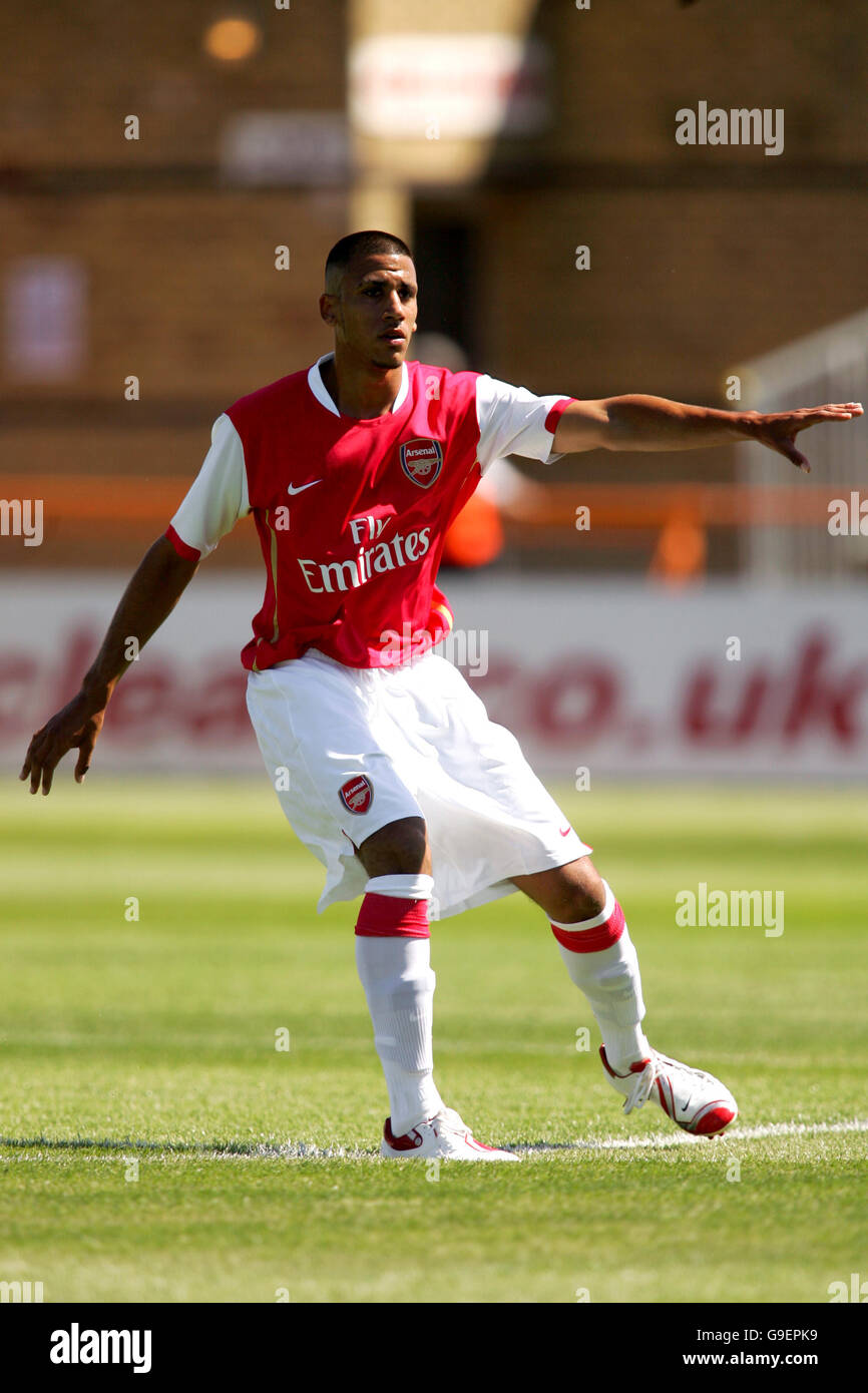 Soccer friendly barnet v arsenal underhill stadium hi-res stock ...