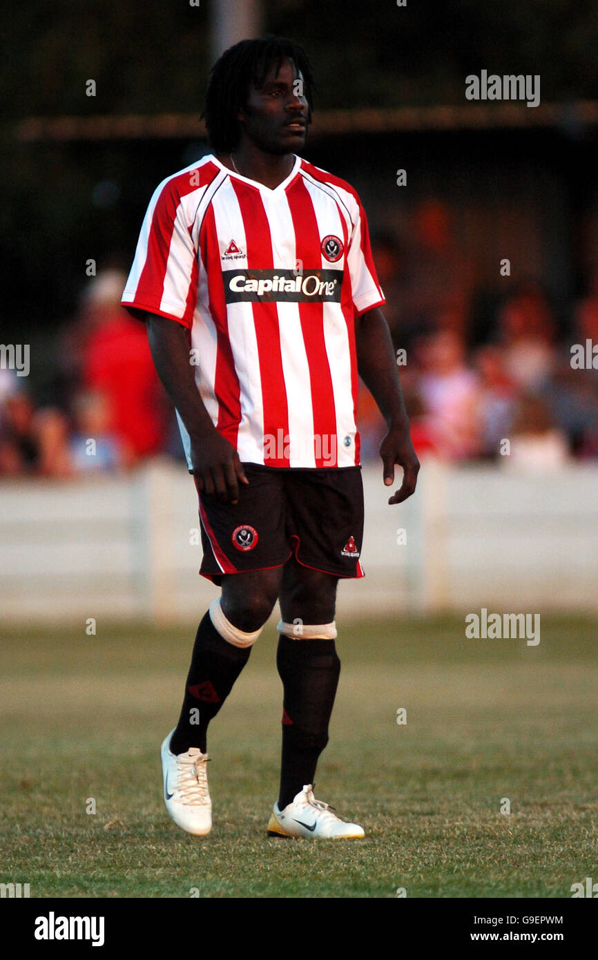 Soccer - Friendly - Worksop Town v Sheffield United - Sandy Lane Stock ...