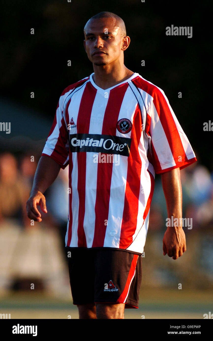 Soccer - Friendly - Worksop Town v Sheffield United - Sandy Lane Stock ...