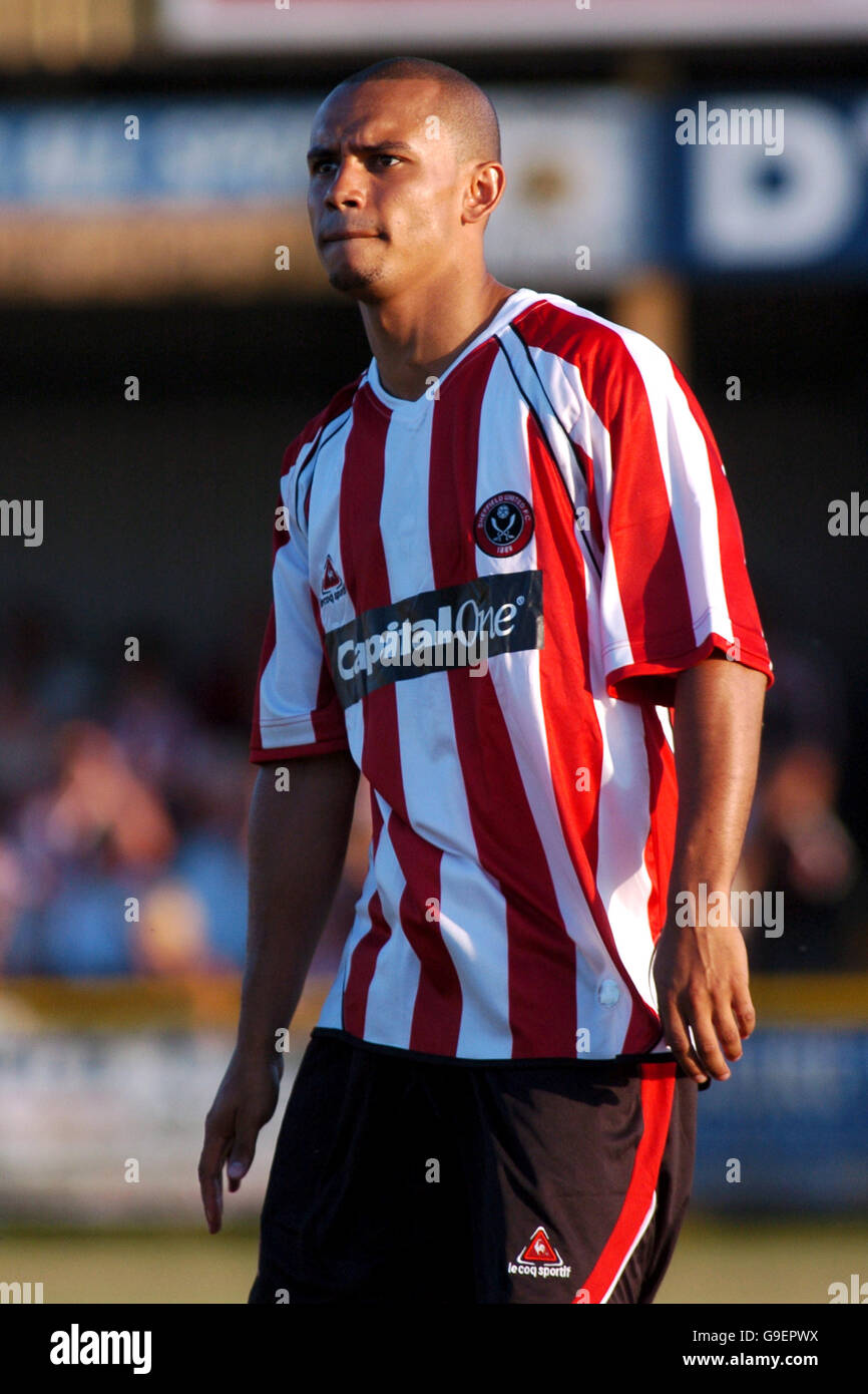 Soccer friendly worksop town sheffield hi-res stock photography and ...
