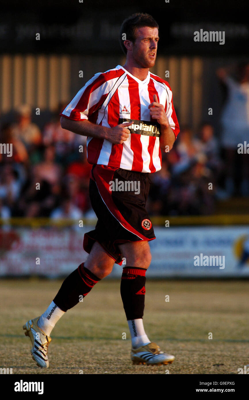 Soccer friendly worksop town sheffield hi-res stock photography and ...