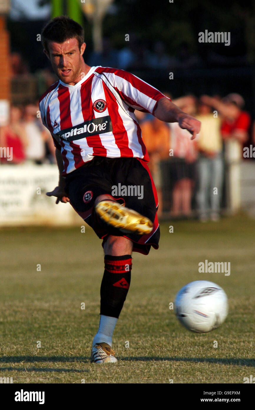Soccer friendly worksop town sheffield hi-res stock photography and ...