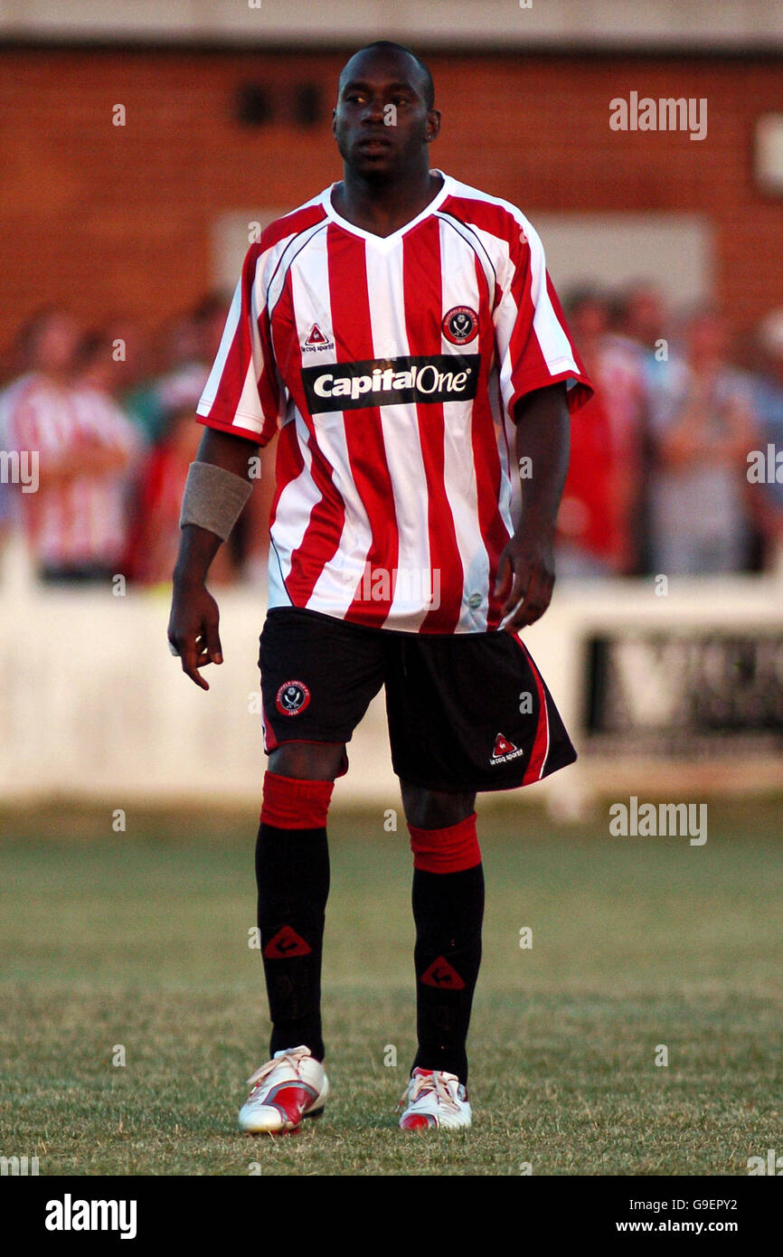 Soccer friendly worksop town sheffield hi-res stock photography and ...