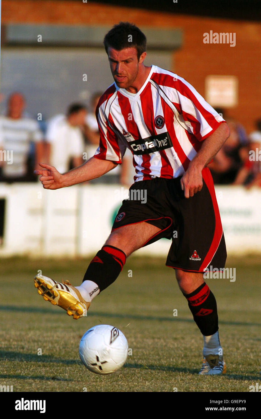 Soccer friendly worksop town sheffield hi-res stock photography and ...