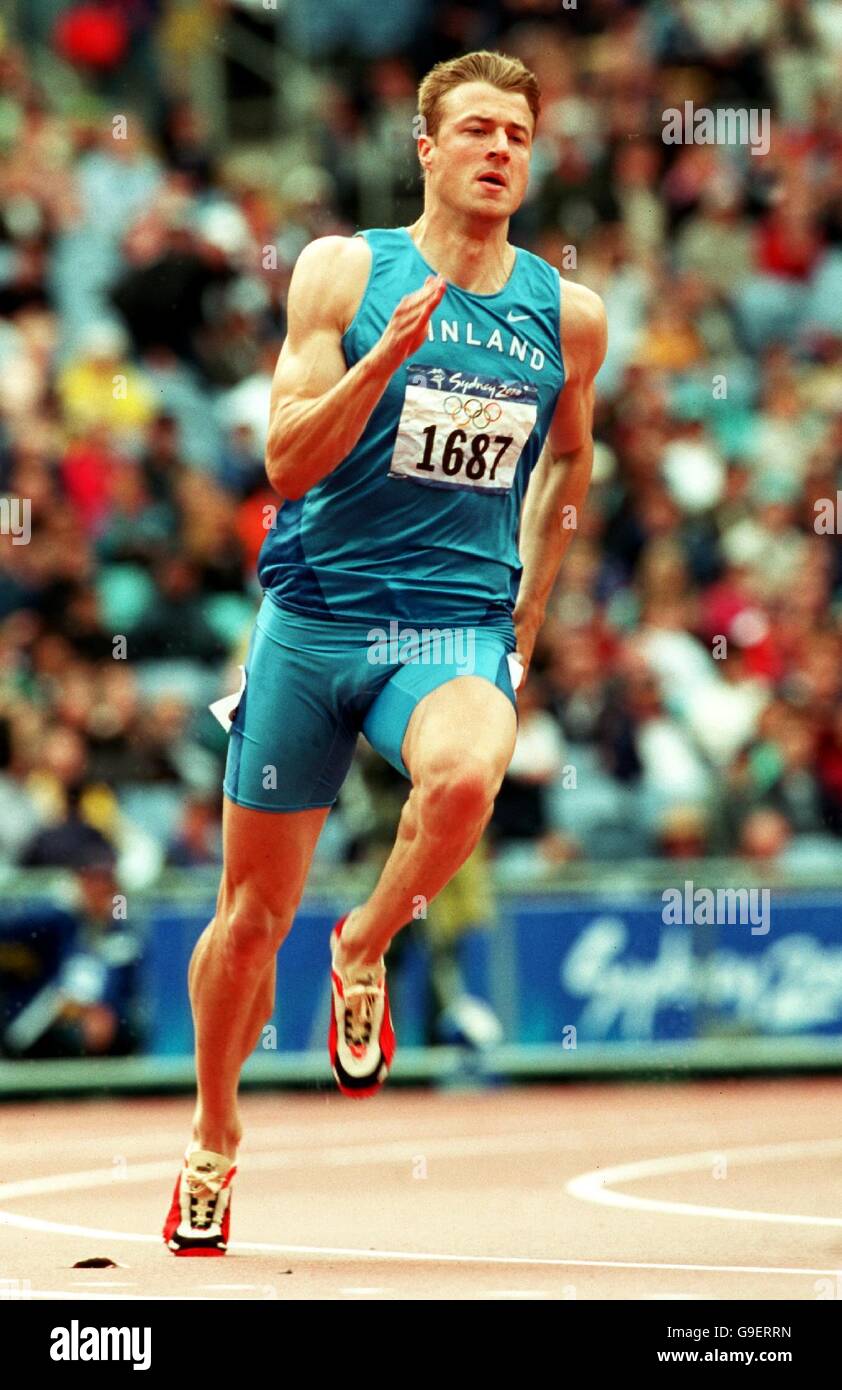 Sydney 2000 olympics athletics mens 200m hi-res stock photography and ...