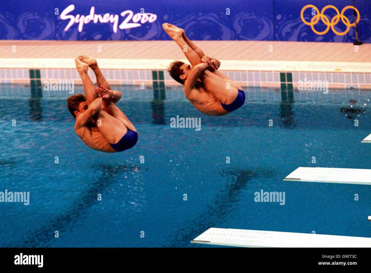 Sydney 2000 olympics diving mens synchronized 3m springboard hi-res ...