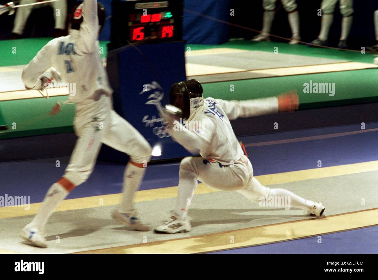 Sydney 2000 Olympics - Fencing - Men's Team Epee - Semifinals Stock ...