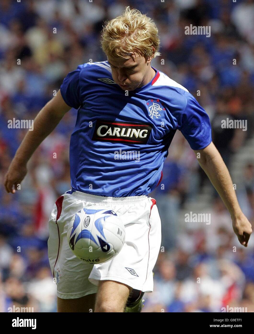 Rangers steven smith friendly match against middlesbrough ibrox stadium ...