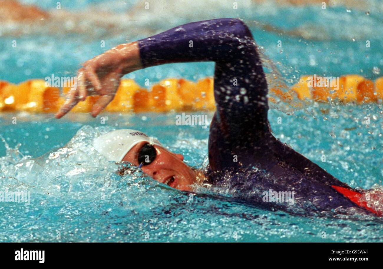 Great Britain's Bronze medalist Kate Allenby in action during the ...