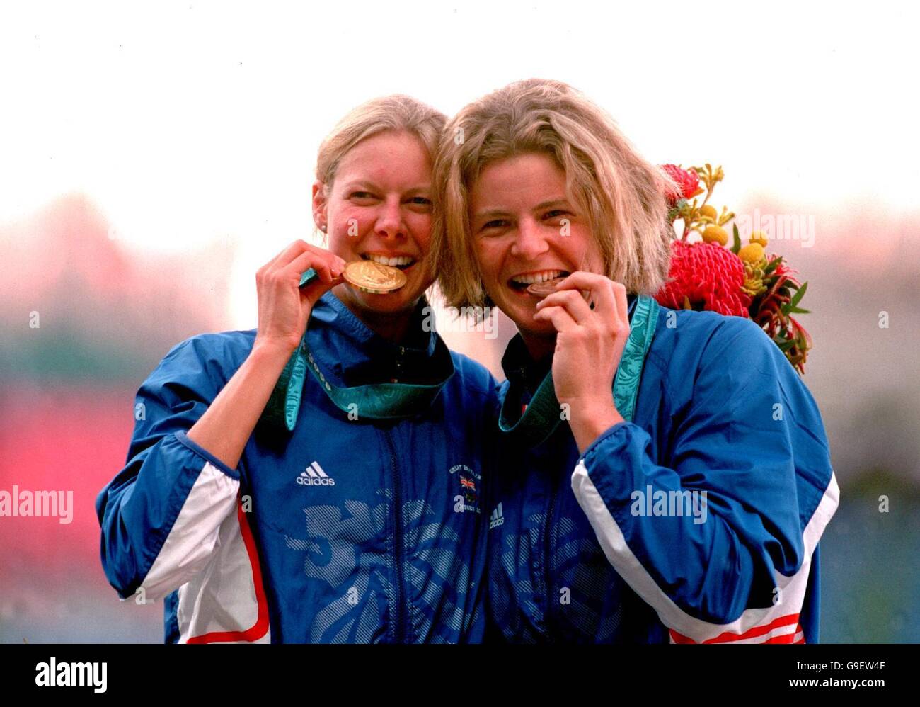 (l-r) Great Britain's Stephanie Cook (Gold) and Kate Allenby (Bronze ...