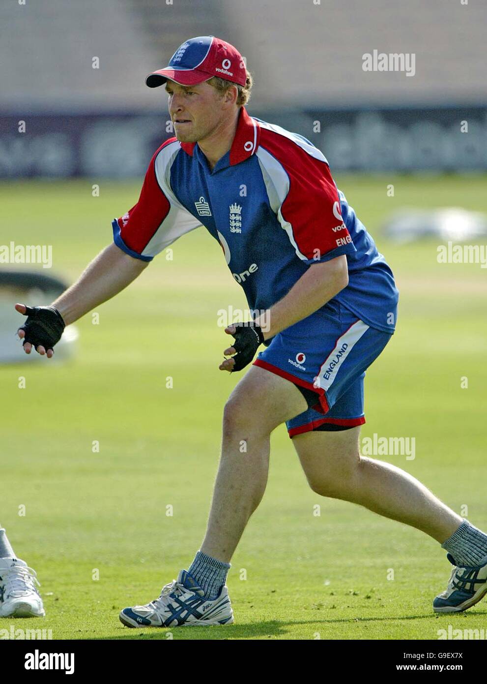 Cricket england practice old trafford hi-res stock photography and ...