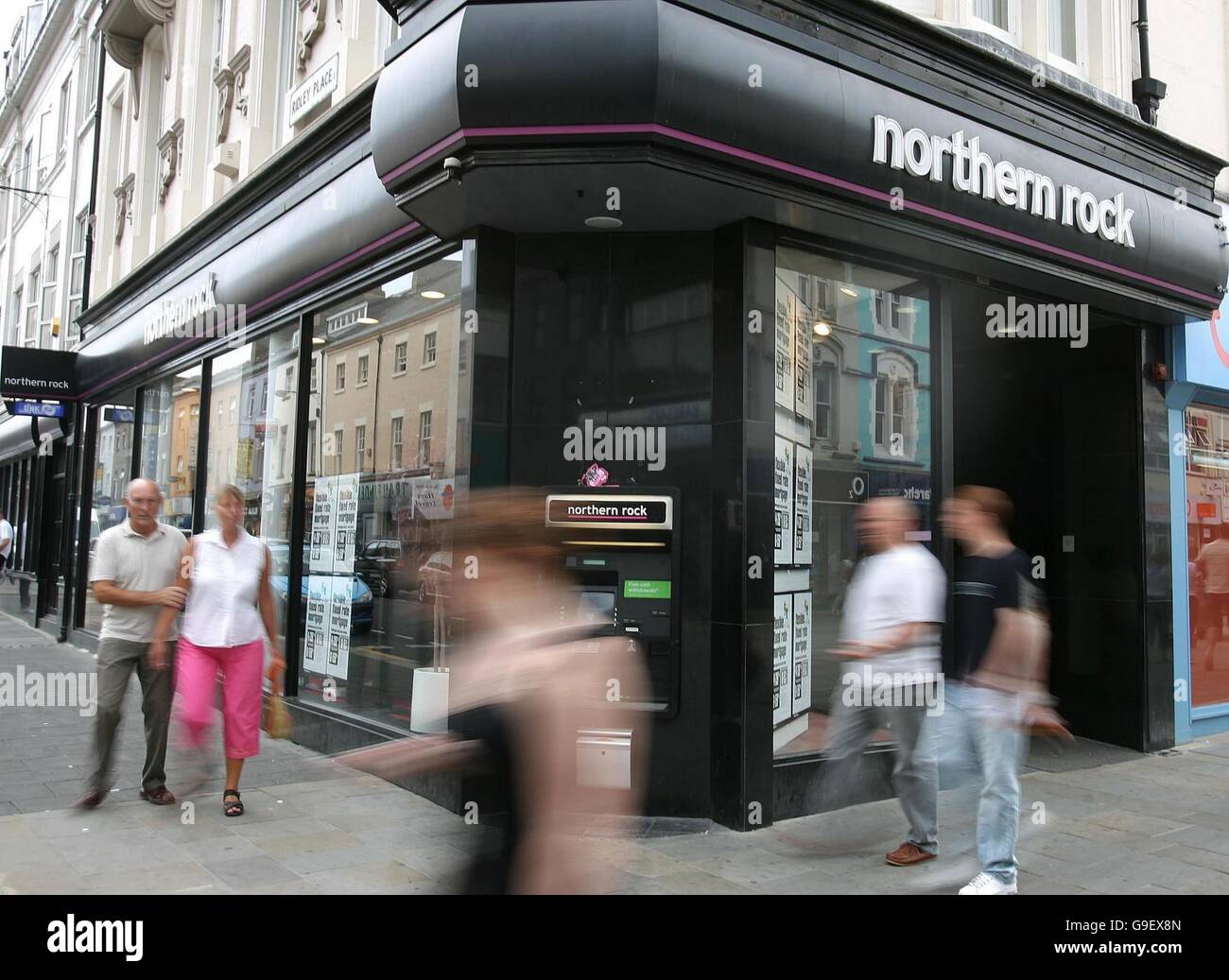 Northern rock raises annual growth target hi-res stock photography and ...