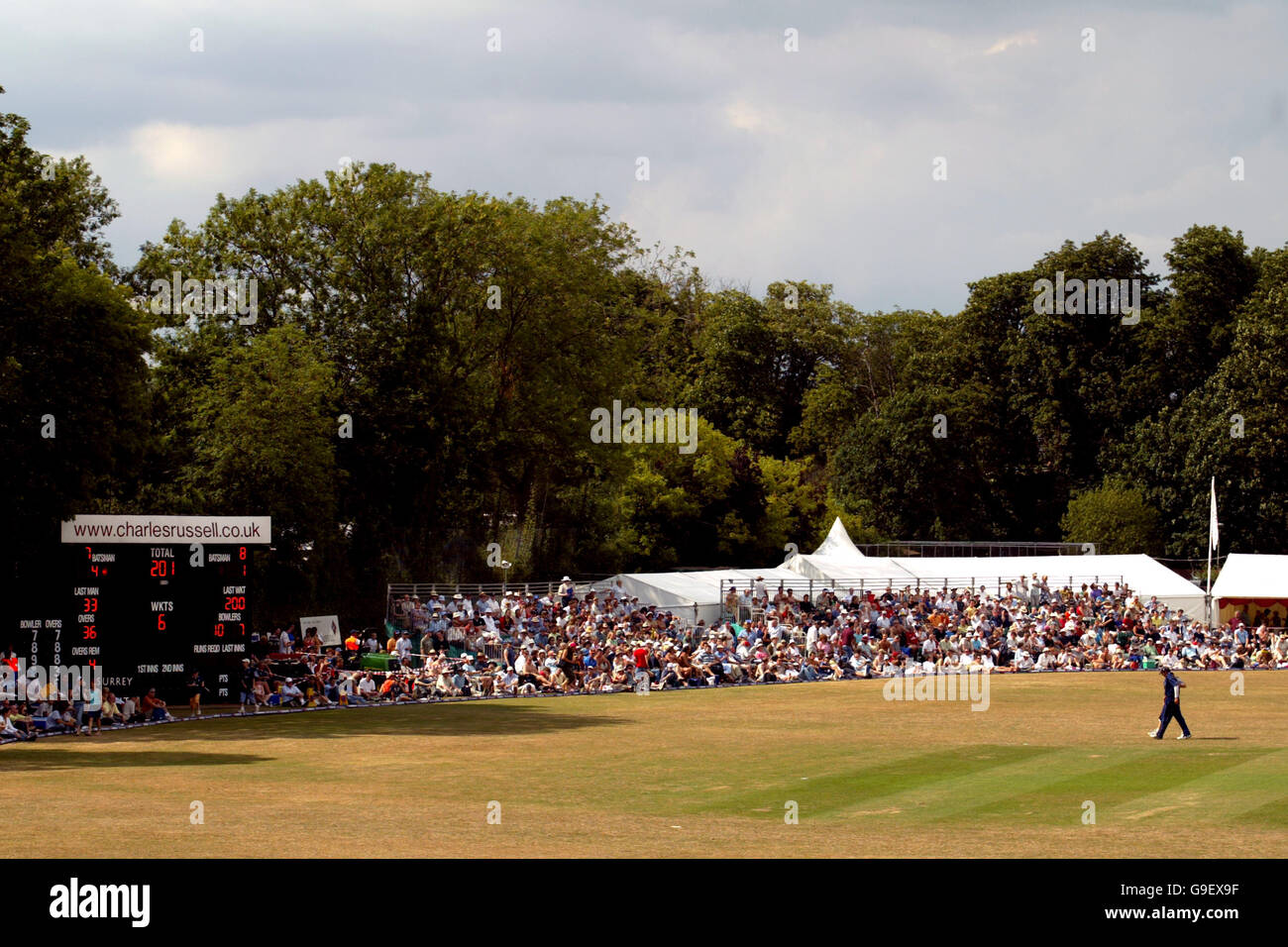 Guildford cricket ground venue for the Surrey Brown Caps v Kent ...