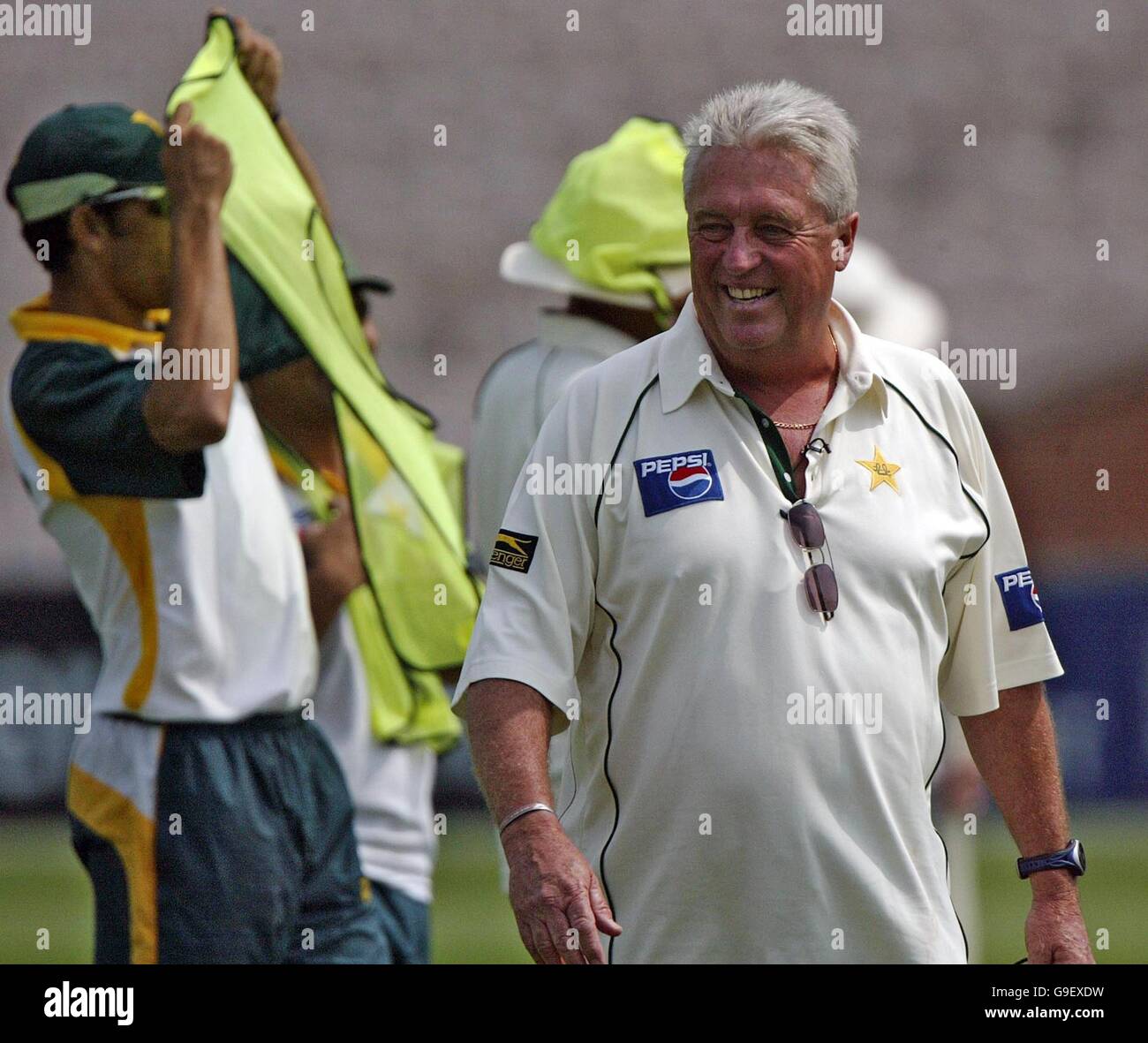 CRICKET - Pakistan practice session - Old Trafford. Pakistan coach Bob ...