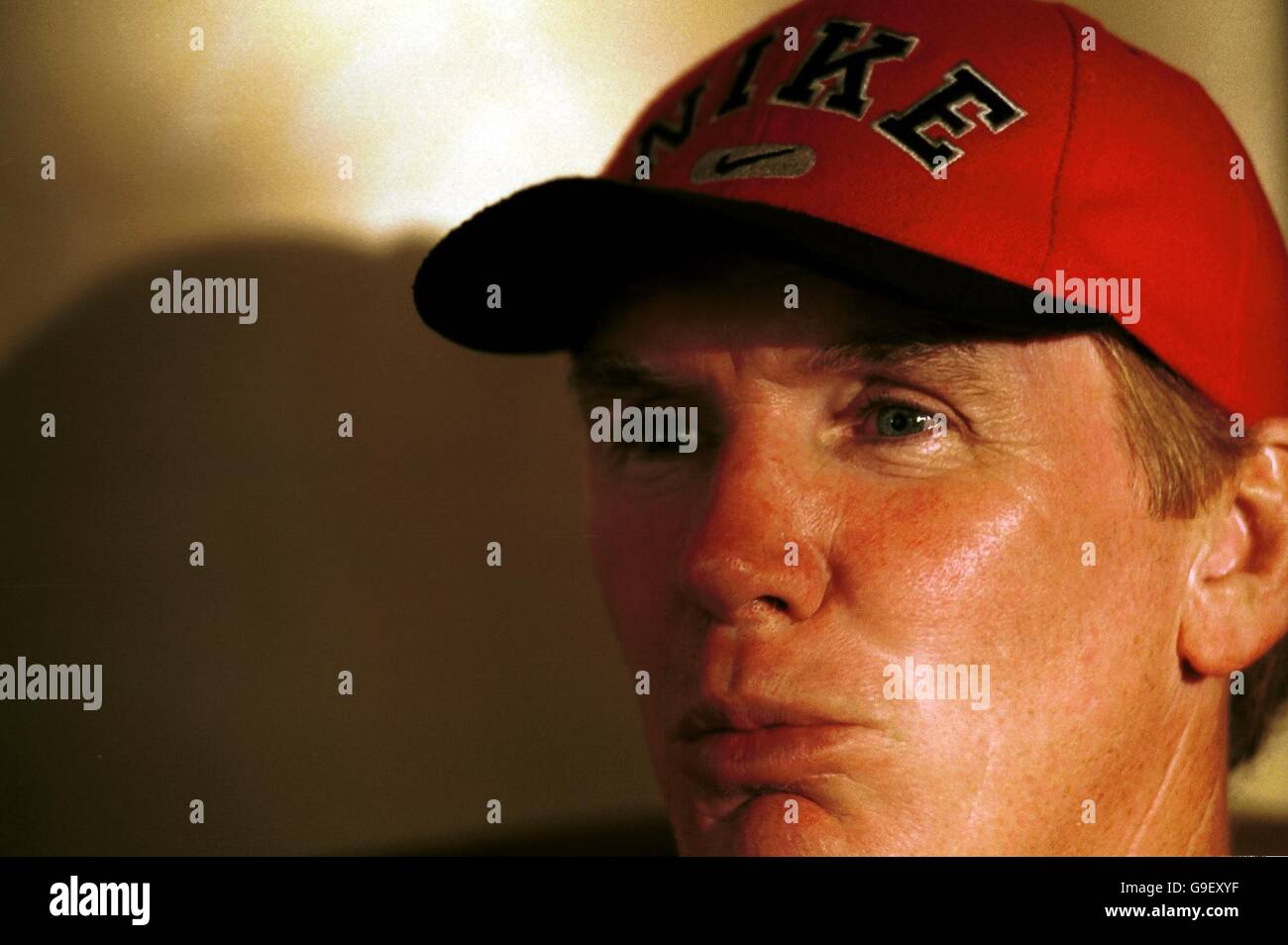 Peter withe the thailand coach relaxes in jounieh hi-res stock ...