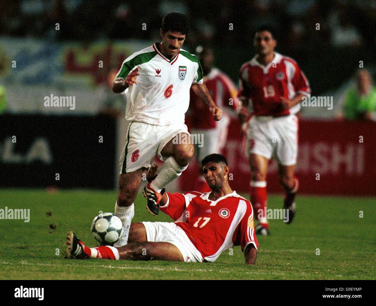 Soccer asia 2000 group a lebanon v iran hi-res stock photography and ...
