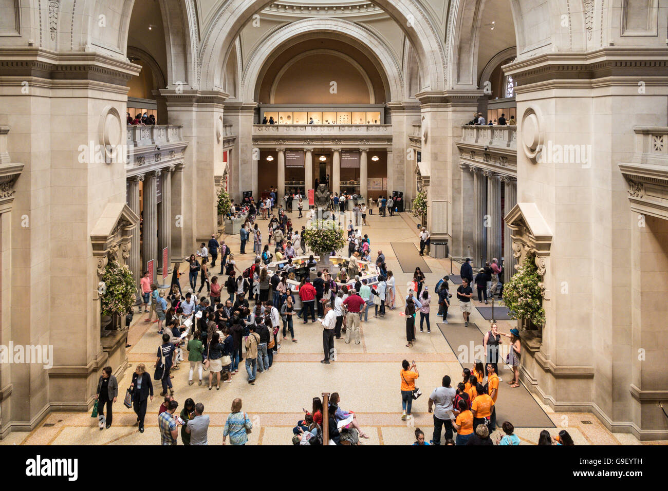 Great Hall at the Metropolitan Museum of Art, NYC, USA Stock Photo - Alamy