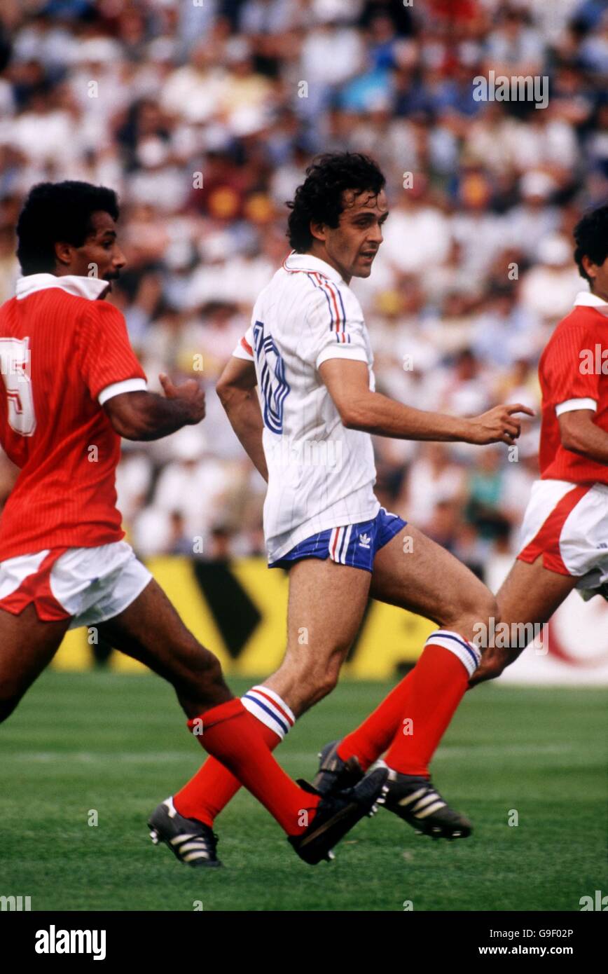 Soccer world cup spain 82 group four france v kuwait hi-res stock ...