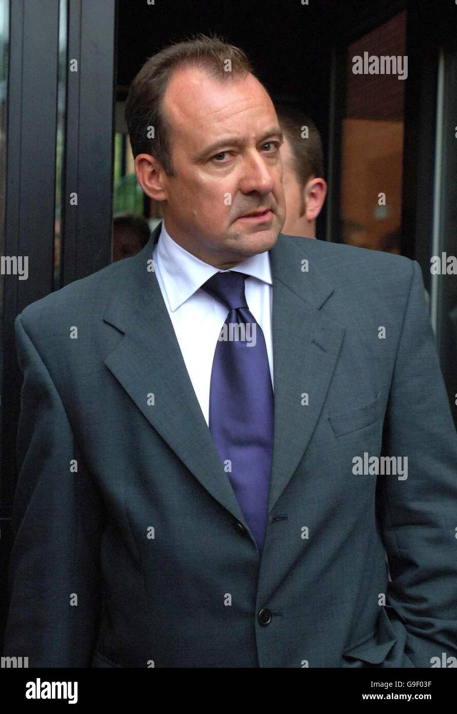 West Midlands police officer Anthony Guest leaves Leicester Crown Court ...