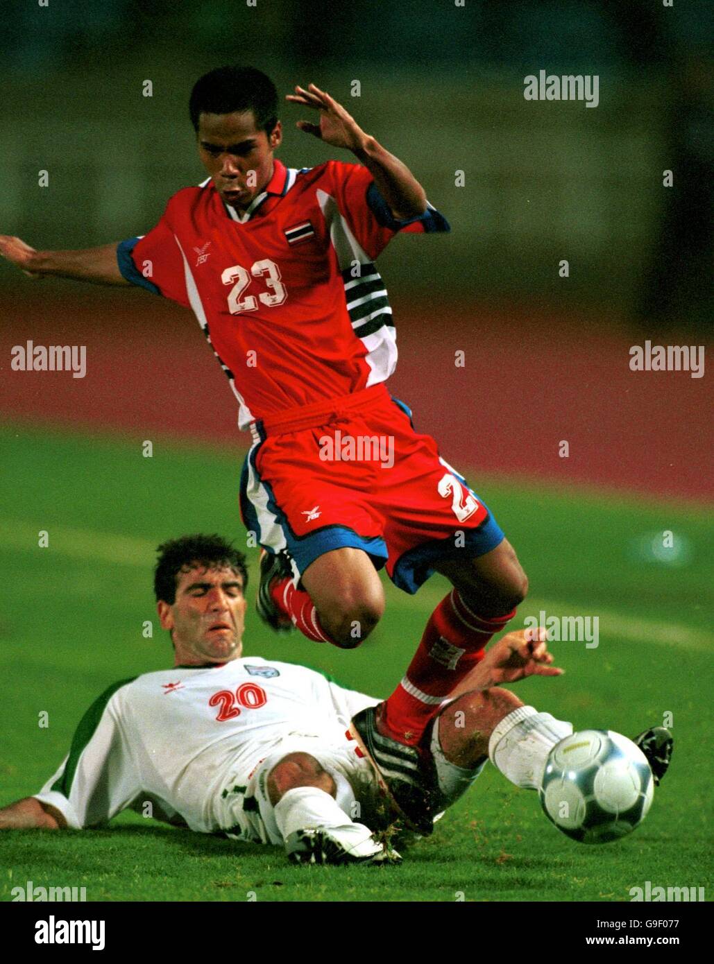 Soccer asian cup 2000 group a iran v thailand hi-res stock photography ...