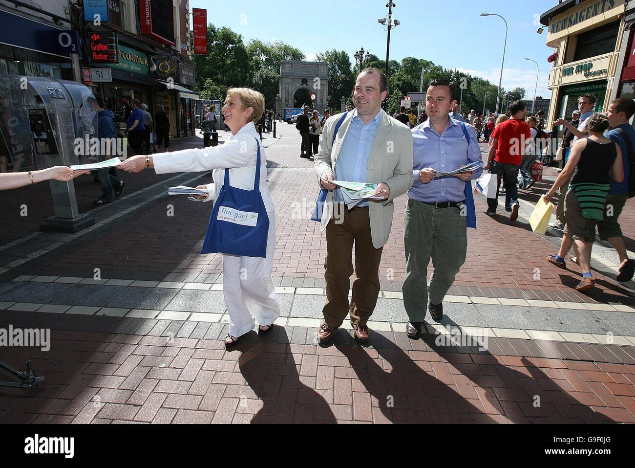 Dublin general election candidates for Fine Gael (left to right ...