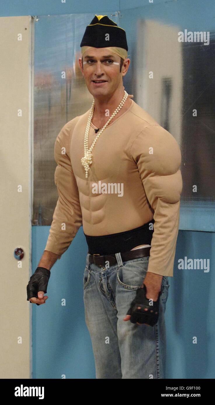 Rupert everett filming the friday night project hi-res stock ...