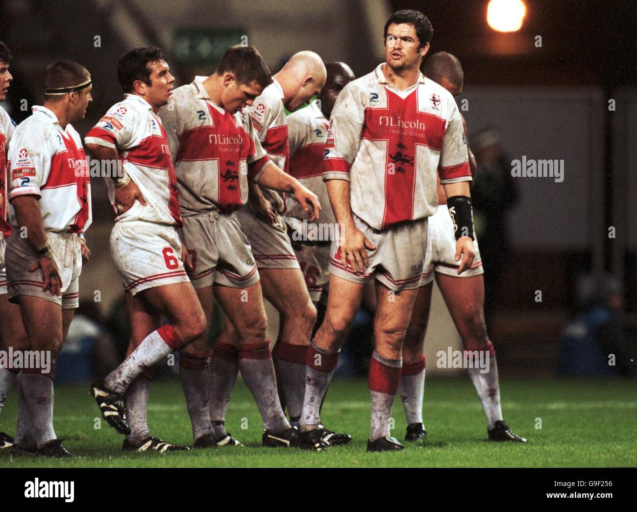 Rugby League - 2000 World Cup - Group One - England v Australia Stock ...