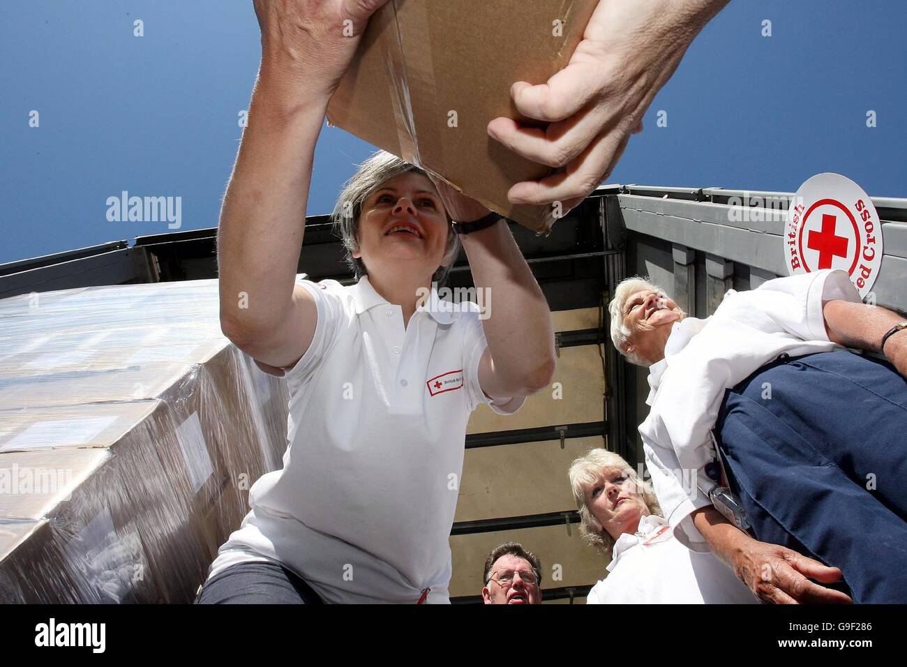 Red cross lebanon hi-res stock photography and images - Alamy