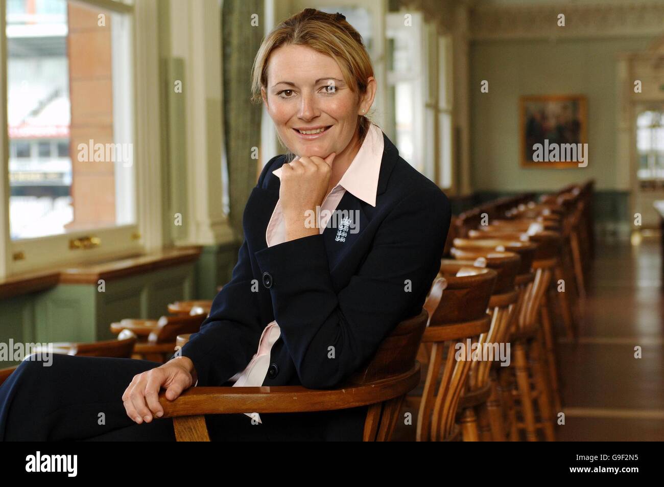 Cricket - Lord's Long room - Charlotte Edwards. Captain of the England ...