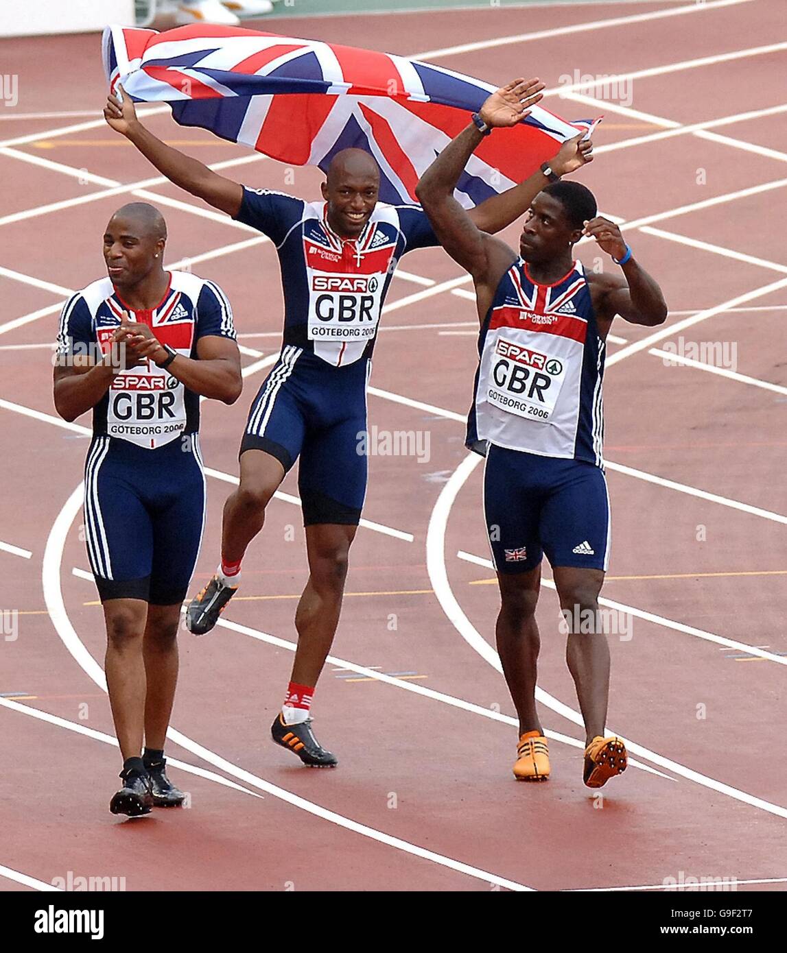 Marlon devonish and dwain chambers hi-res stock photography and images ...